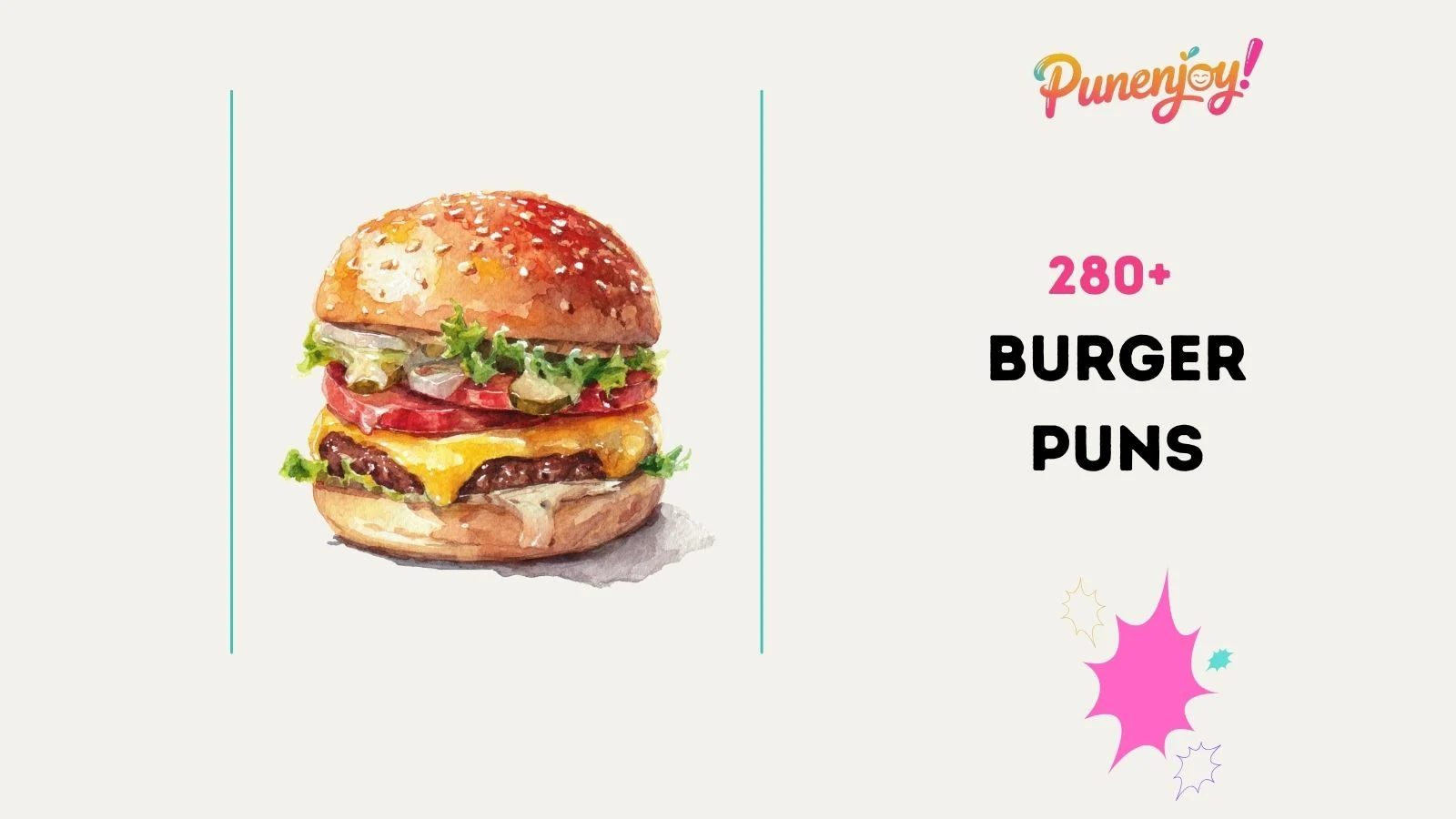 280+ Burger Puns Hilarious Jokes for Food Lovers! - punenjoy.com